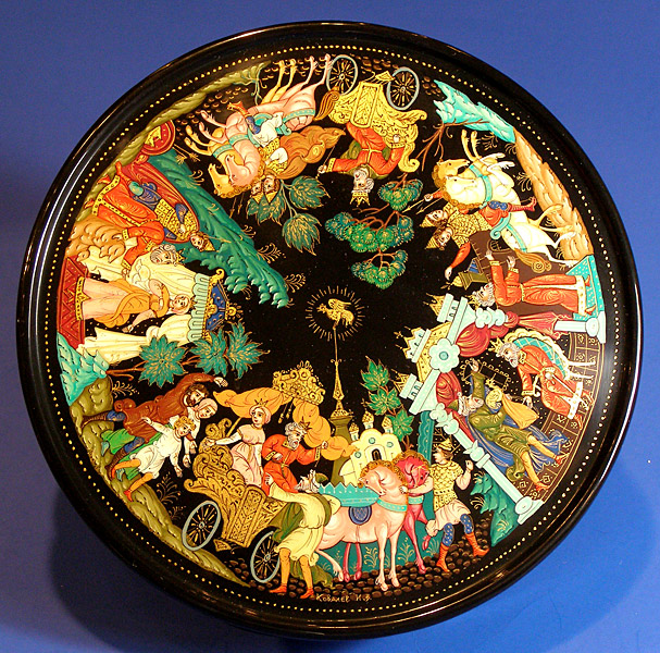 Russian lacquer boxes from Palekh