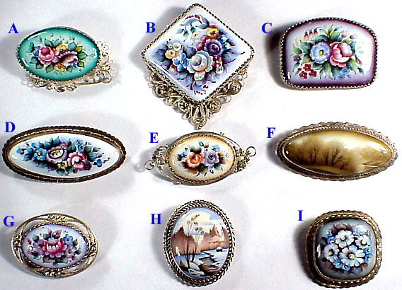 Russian Enamel Jewelry